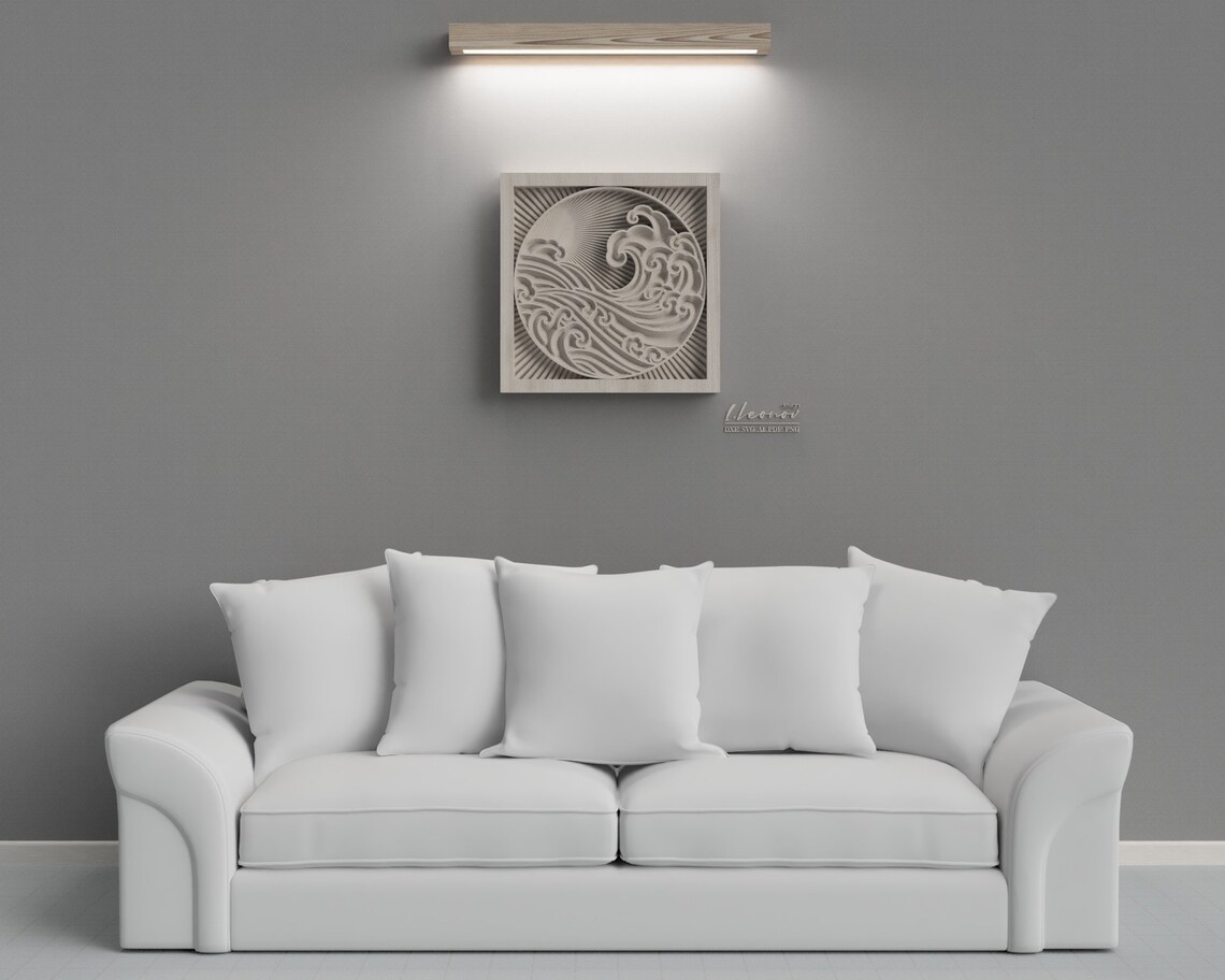 Digital File Multilayer Sea DXF File DXF File for Laser Cut - Etsy