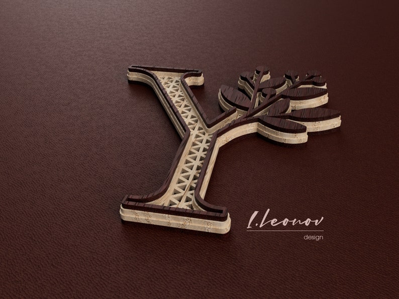 Laser Cut DXF Letter Y DXF Alphabet Letter Y Laser Cut - Etsy