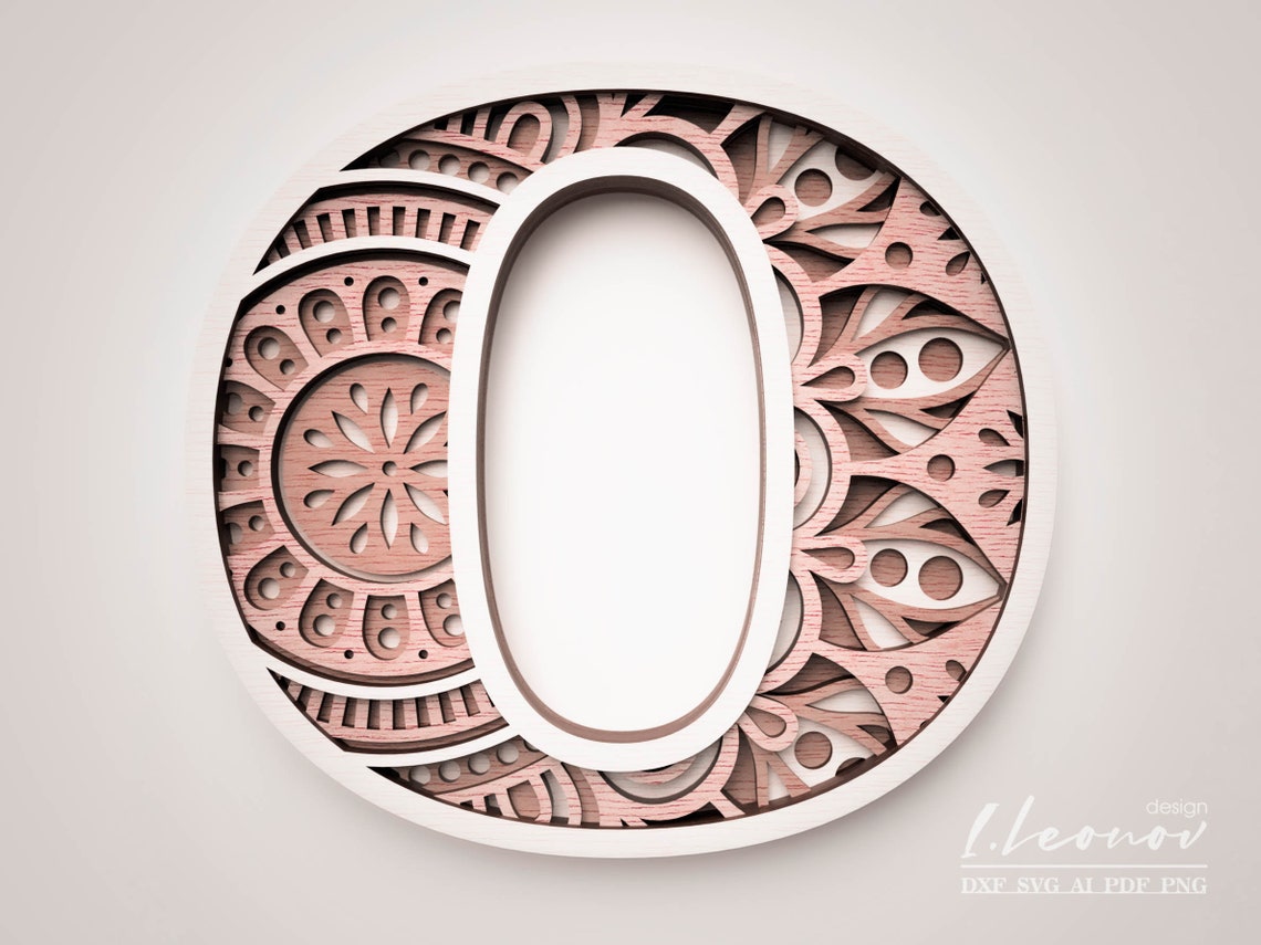 Laser Cut DXF Letter O DXF Alphabet Letter O Laser Cut - Etsy