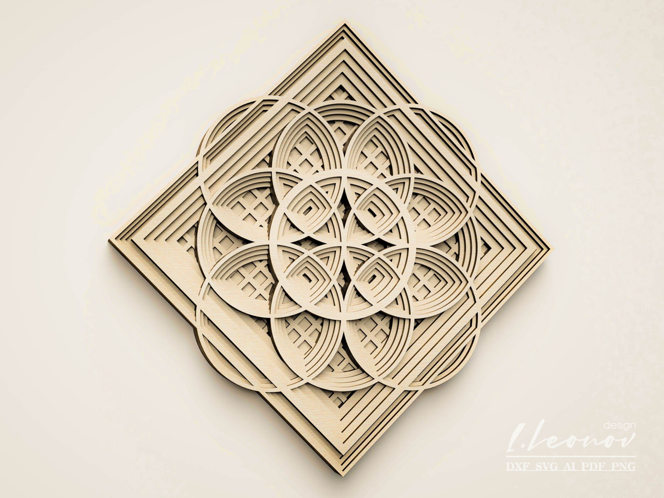 Digital File Mandala DXF File DXF File for Laser Cut - Etsy Canada