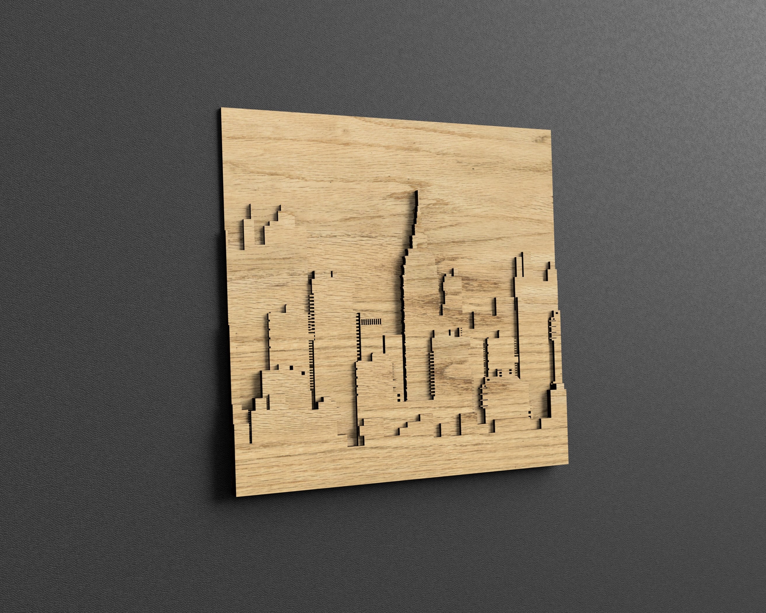 Digital File Multilayer City DXF File DXF File for Laser - Etsy