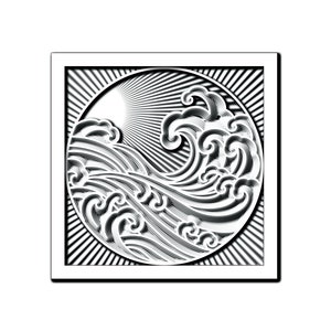 Digital File, Multilayer Sea DXF File, DXF File for Laser Cut, Layered ...