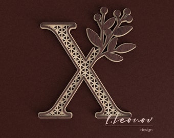 Laser Cut DXF Letter P, DXF Alphabet Letter P, Laser Cut Letter ...