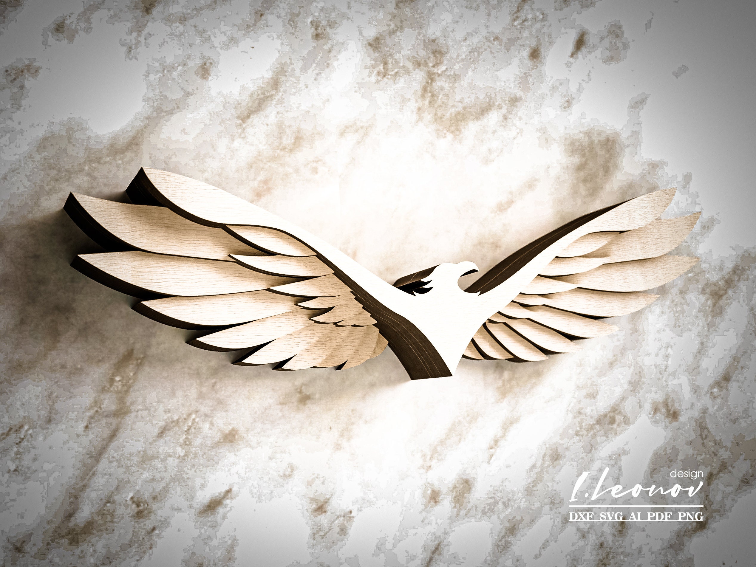 Multilayer Phoenix Laser Cut File SVG Ai EPS Dxf Laser Cut | Etsy