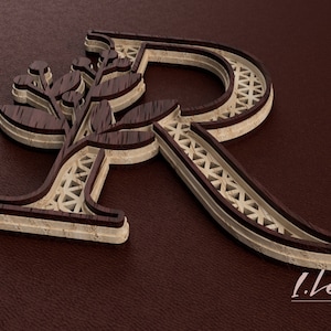Laser Cut DXF Letter R, DXF Alphabet Letter R, Laser Cut Letter ...