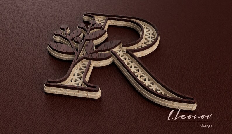 Laser Cut DXF Letter R DXF Alphabet Letter R Laser Cut - Etsy