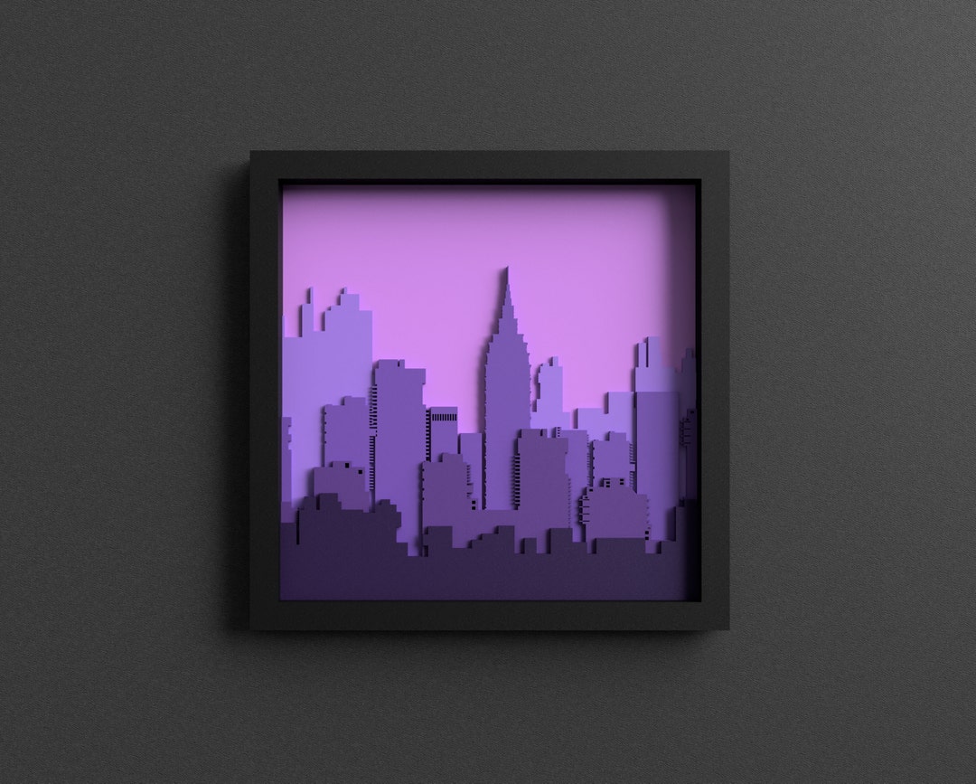 Digital File, Multilayer City DXF File, DXF File for Laser Cut, Laser ...