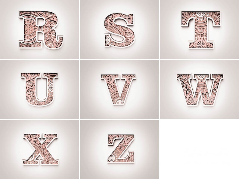 Laser Cut DXF Letter A-Z DXF Alphabet Letter A-Z Laser Cut - Etsy UK