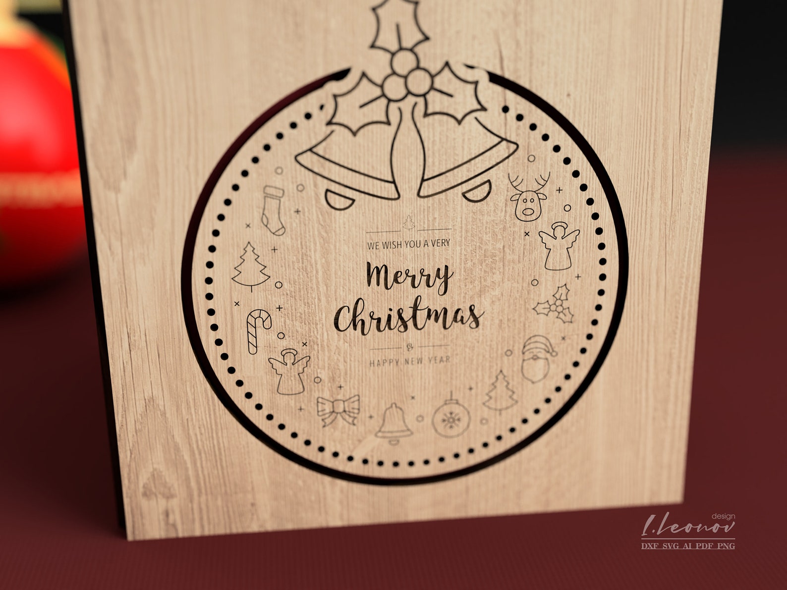 Laser Cut File Christmas Decorations Cut File Christmas Gift - Etsy