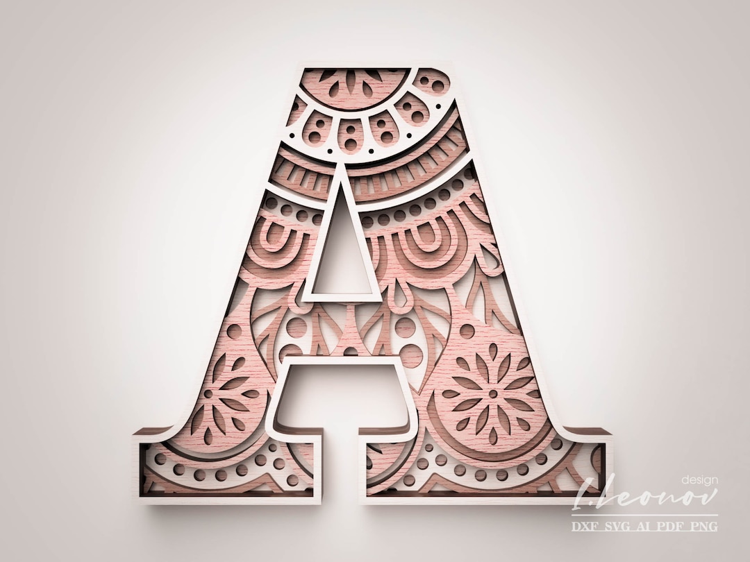 Laser Cut DXF Letter A DXF Alphabet Letter A, Laser Cut Letter ...