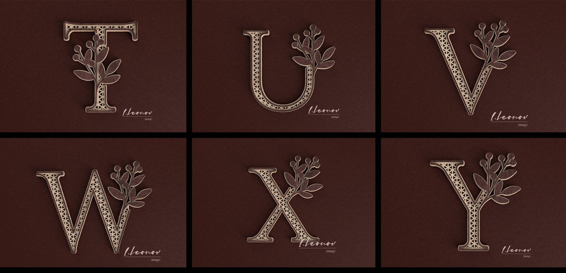 Laser Cut DXF Letter A-Z DXF Alphabet Letter A-Z Laser Cut | Etsy UK