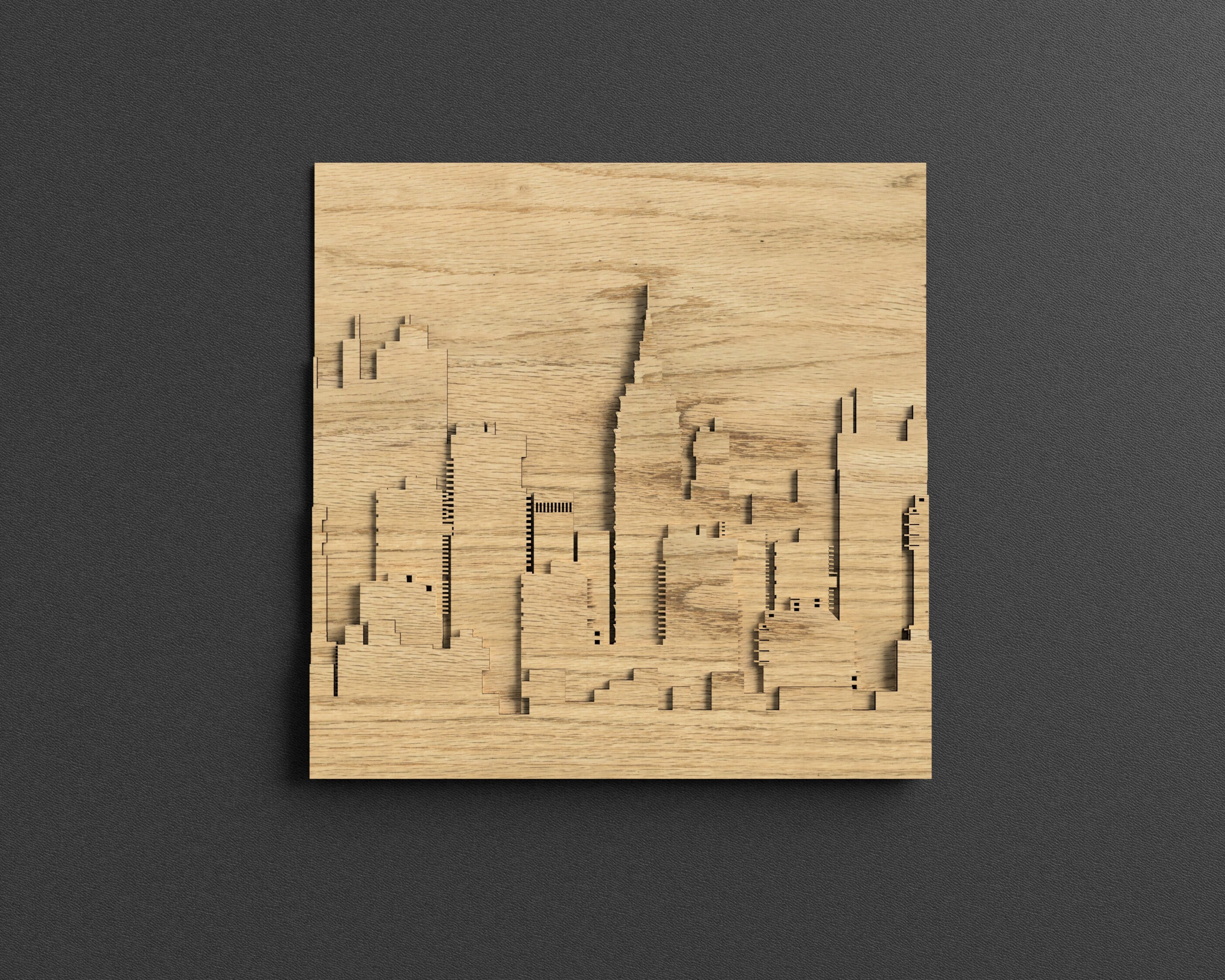 Digital File, Multilayer City DXF File, DXF File for Laser Cut, Laser ...