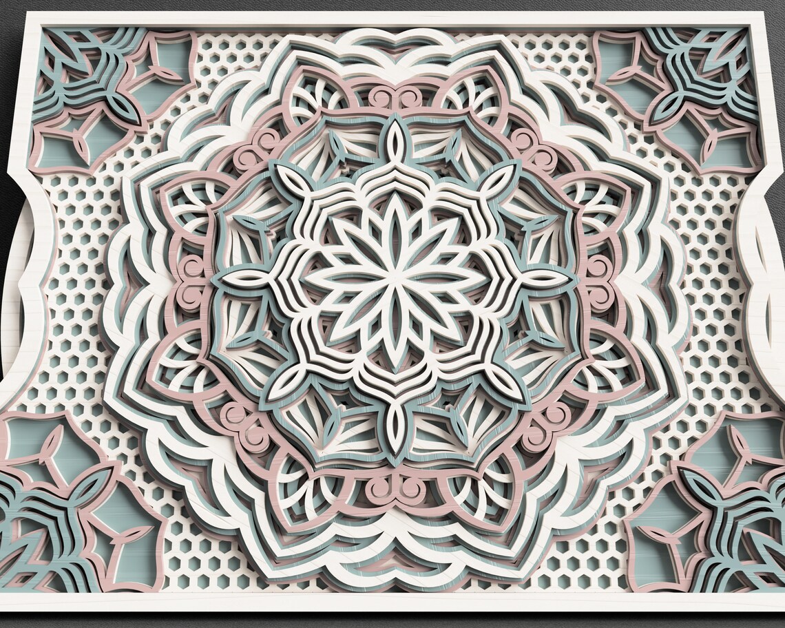 Digital File Mandala DXF File DXF File for Laser Cut - Etsy