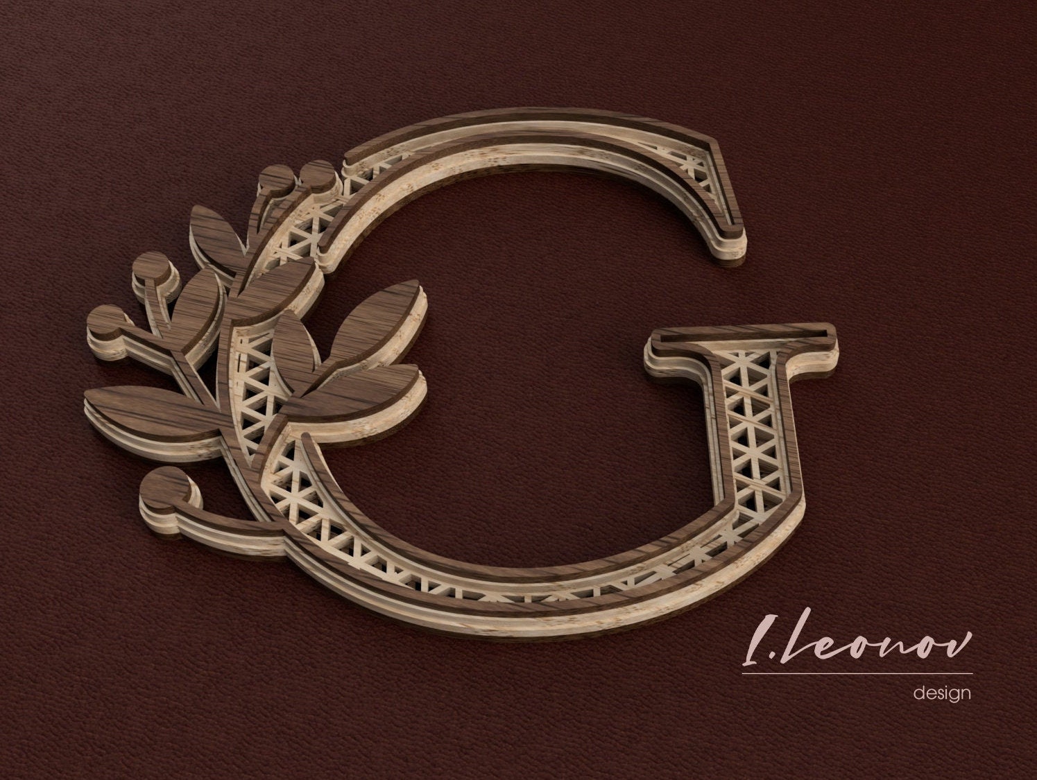 Laser Cut DXF Letter G DXF Alphabet Letter G Laser Cut - Etsy