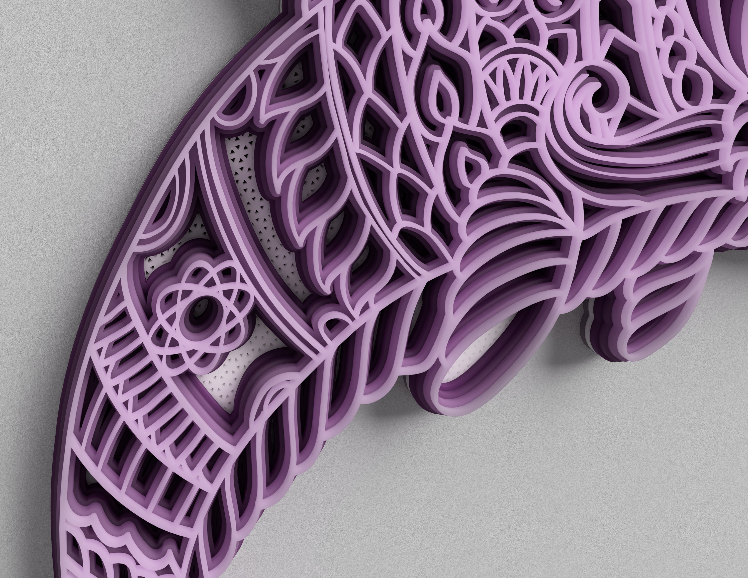 Multilayer Laser Cut File Dxf File for Laser Cut Scroll Saw - Etsy