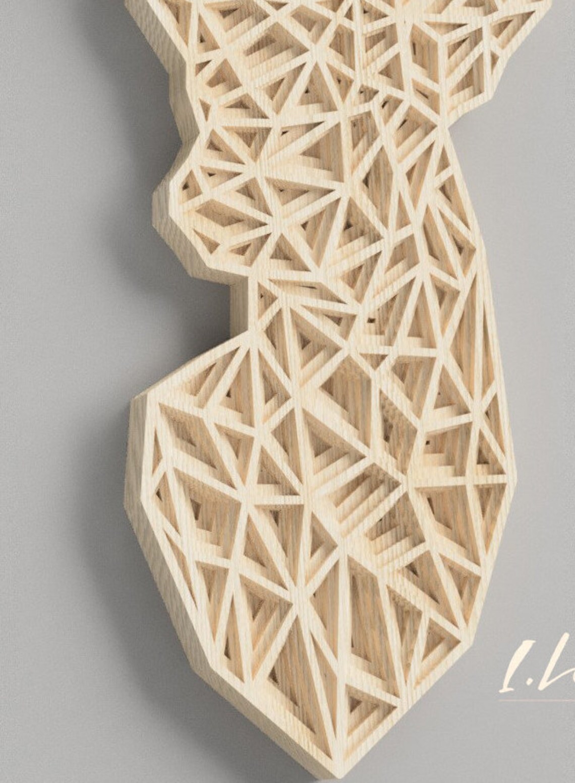 Buy Multilayer Deer Head Laser Cut File SVG Ai EPS Dxf Laser Cut Online ...