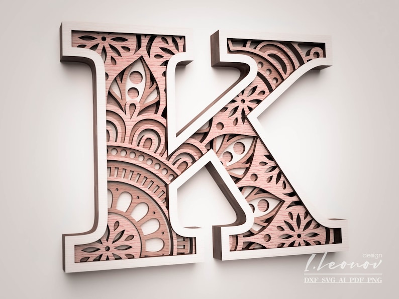 Laser Cut DXF Letter K DXF Alphabet Letter K Laser Cut - Etsy
