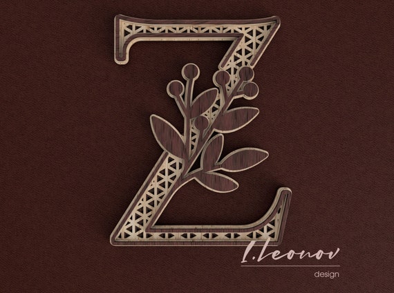 Laser Cut DXF Letter Z DXF Alphabet Letter Z Laser Cut | Etsy