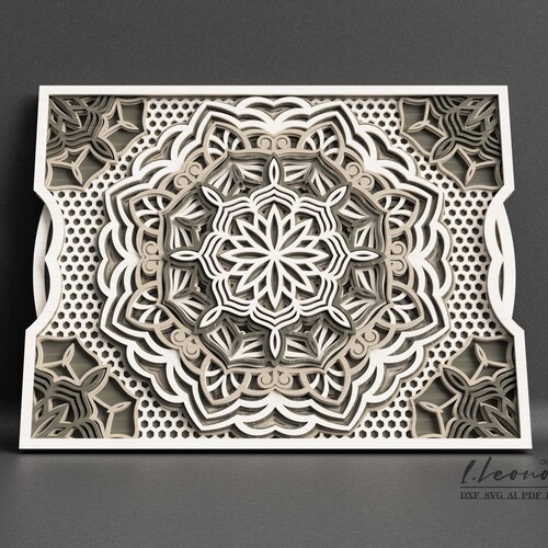 Digital File Mandala DXF File DXF File for Laser Cut - Etsy