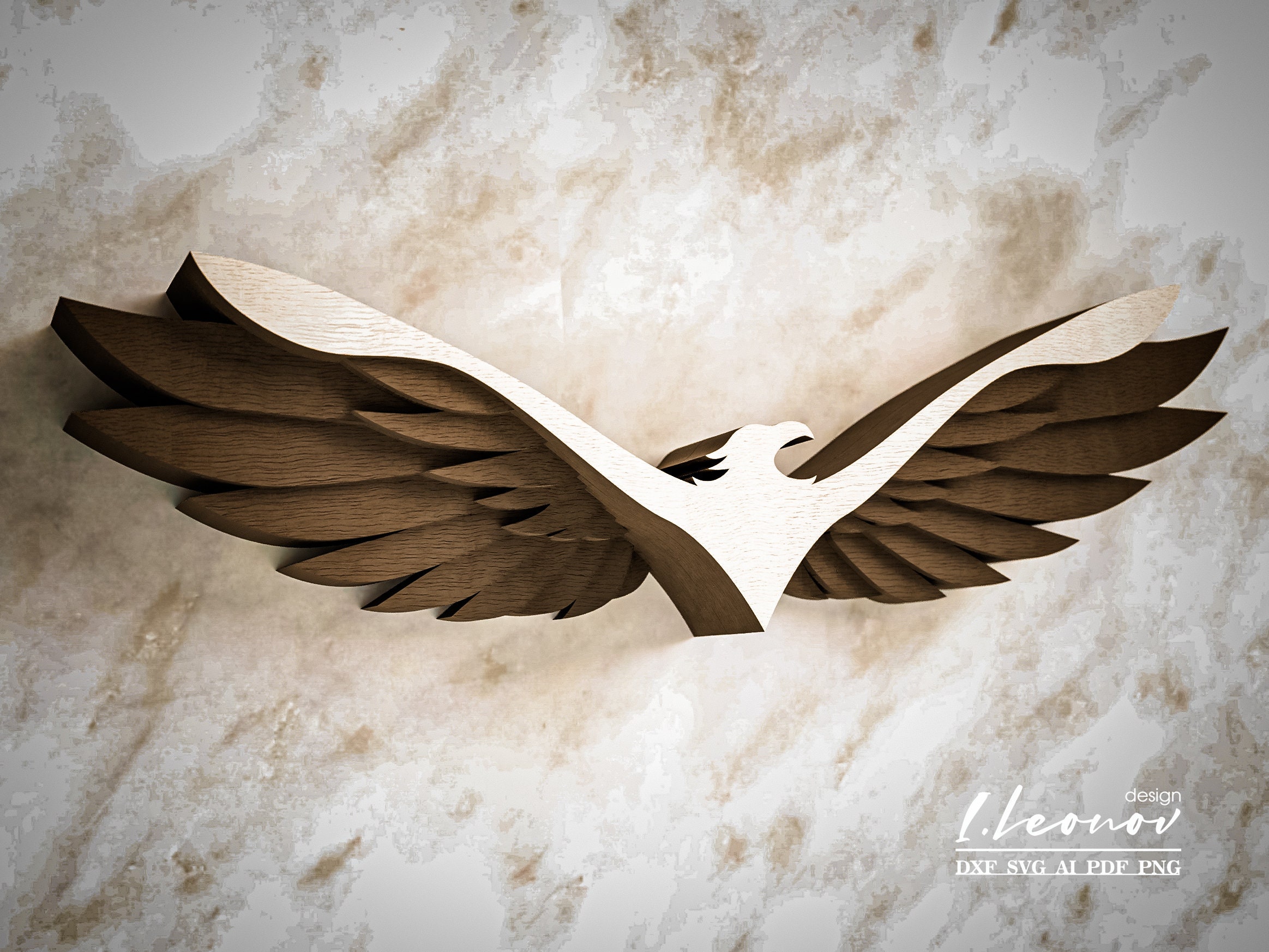 Multilayer Phoenix Laser Cut File SVG Ai EPS Dxf Laser Cut | Etsy