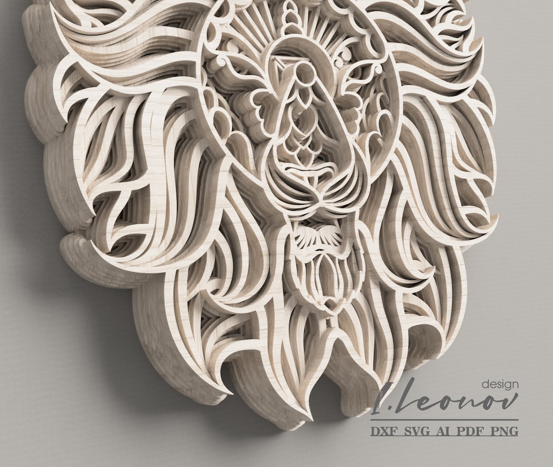 Multilayer Laser file di taglio file Dxf per taglio laser - Etsy Italia