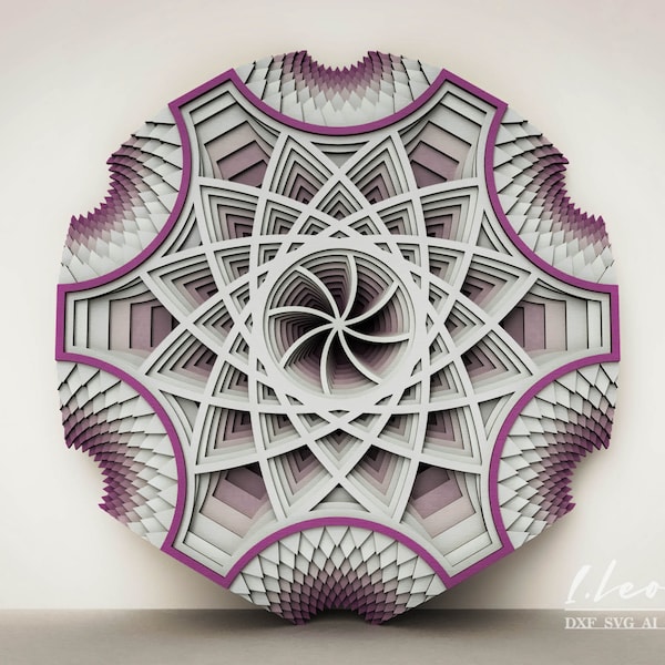 Mandala Cnc File - Etsy