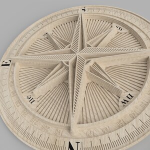 Multilayer Laser Cut Compass, Compass Dxf File, SVG Ai EPS Dxf Laser ...