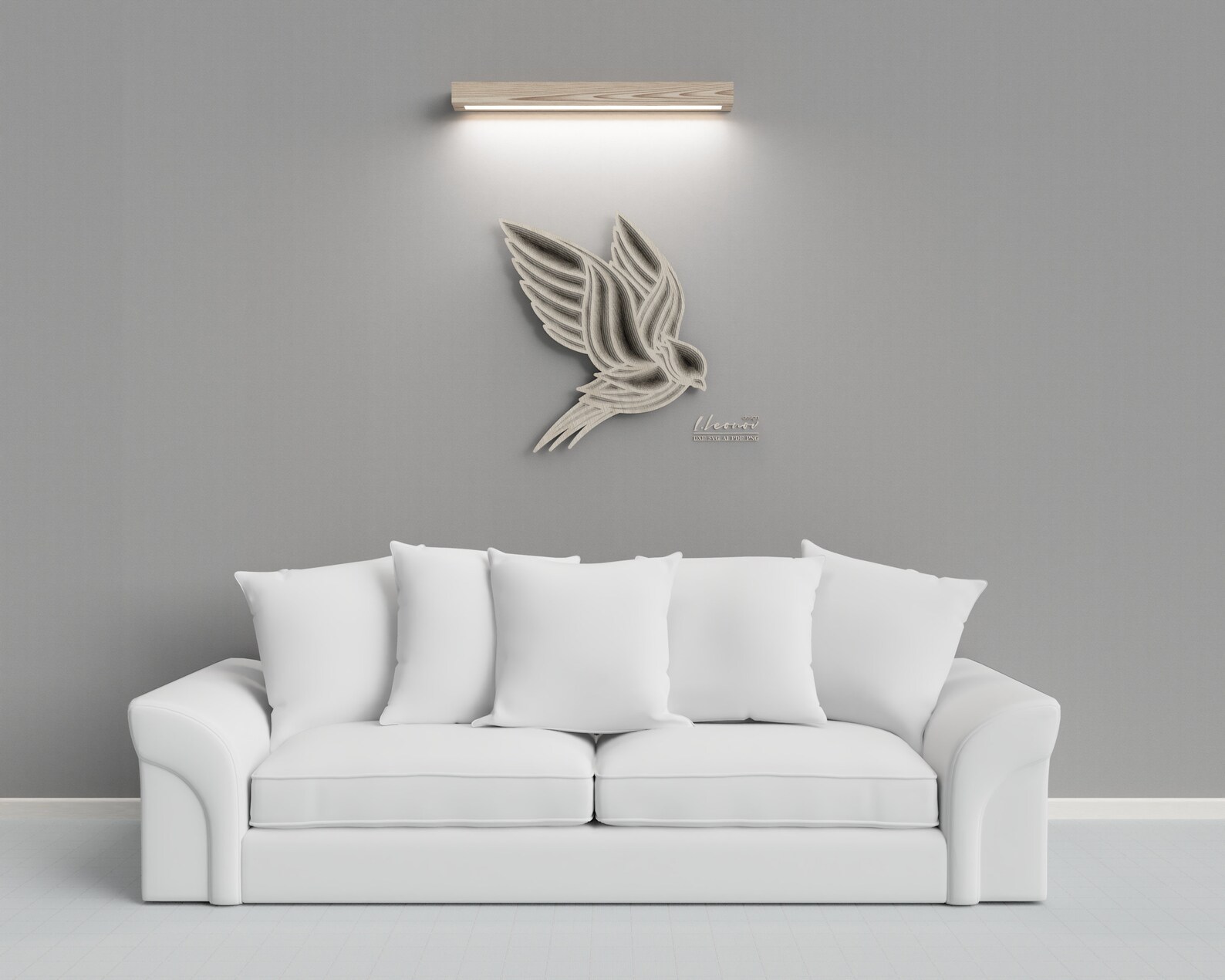 Multilayer Flying Bird Laser Cut File SVG Ai EPS Dxf Laser - Etsy