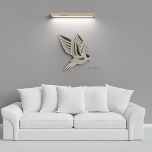 Multilayer Flying Bird, Laser Cut File, SVG Ai EPS Dxf Laser Cut Wall ...