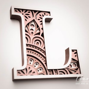 Laser Cut DXF Letter L DXF Alphabet Letter L, Laser Cut Letter ...
