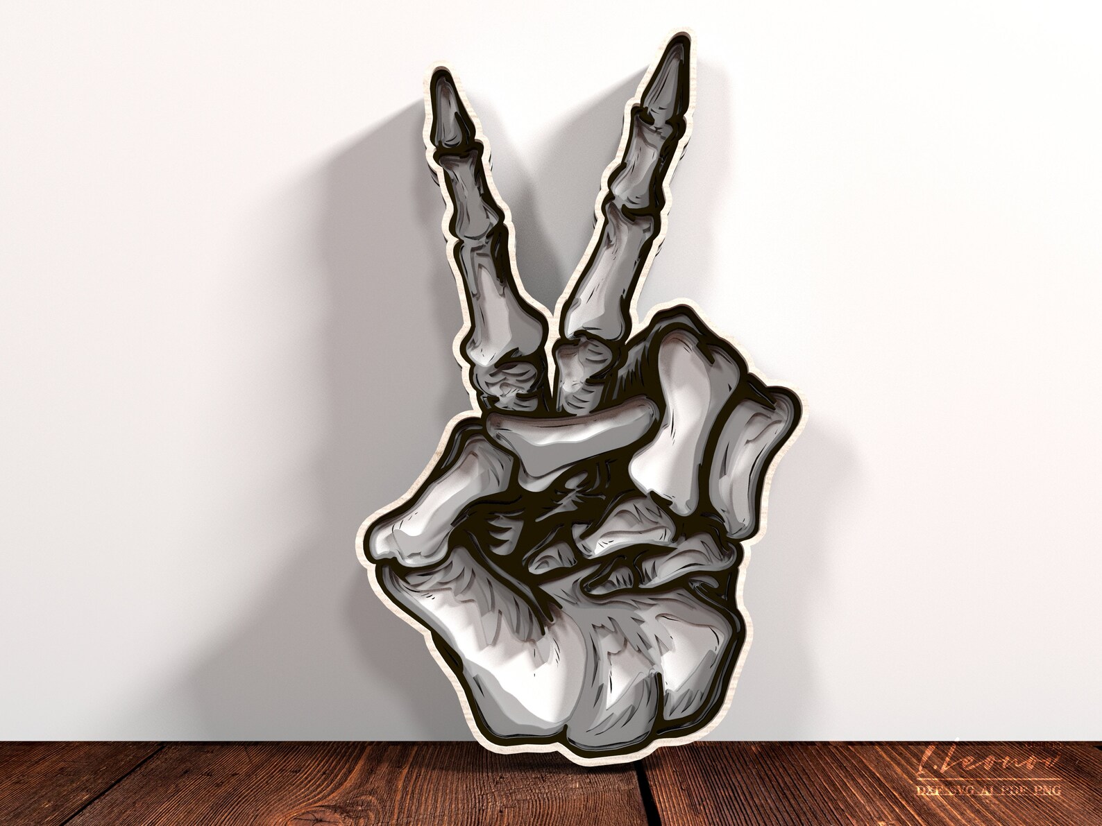 Multilayer Laser Cut File Skeleton Hand Haloween Laser Cut - Etsy