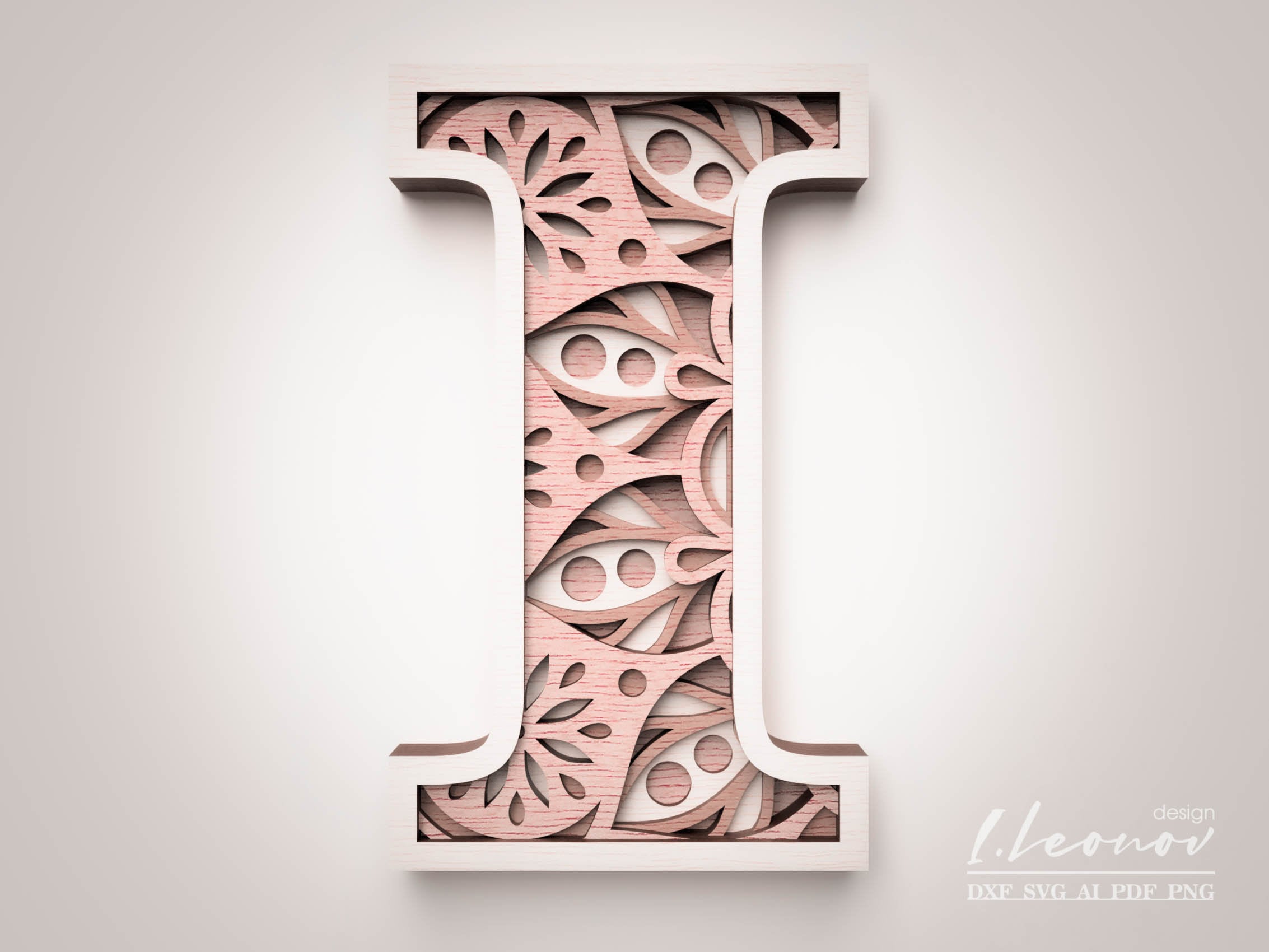 Laser Cut DXF Letter I DXF Alphabet Letter I Laser Cut - Etsy Canada