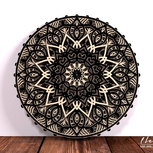 Digital File Mandala DXF File DXF File for Laser Cut - Etsy