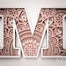 Laser Cut DXF Letter M DXF Alphabet Letter M, Laser Cut Letter ...