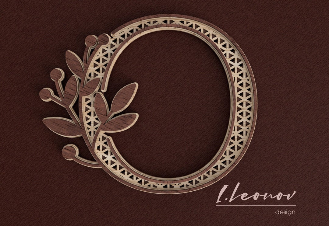 Laser Cut DXF Letter O, DXF Alphabet Letter O, Laser Cut Letter ...
