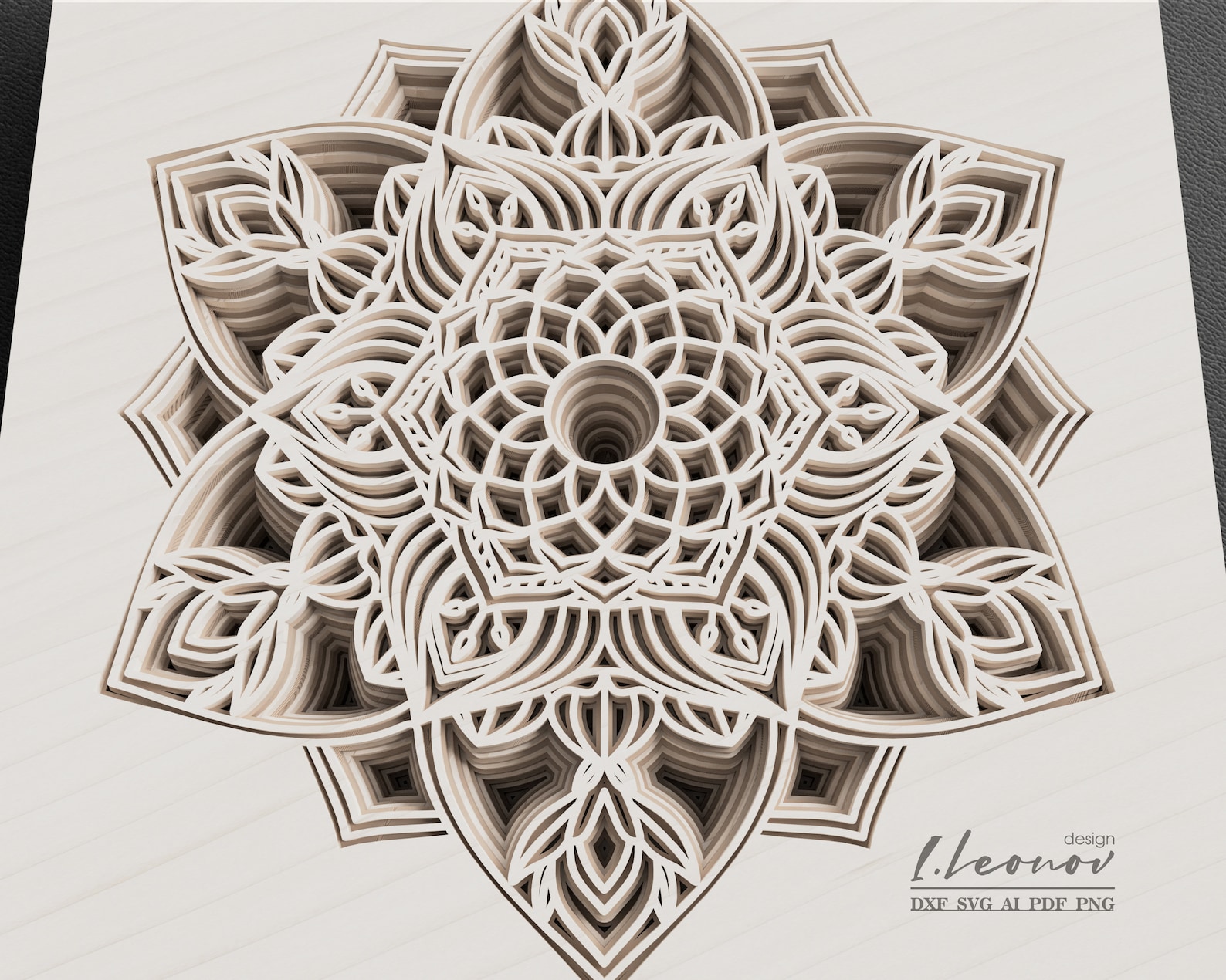 Digital File Mandala DXF File DXF File for Laser Cut | Etsy