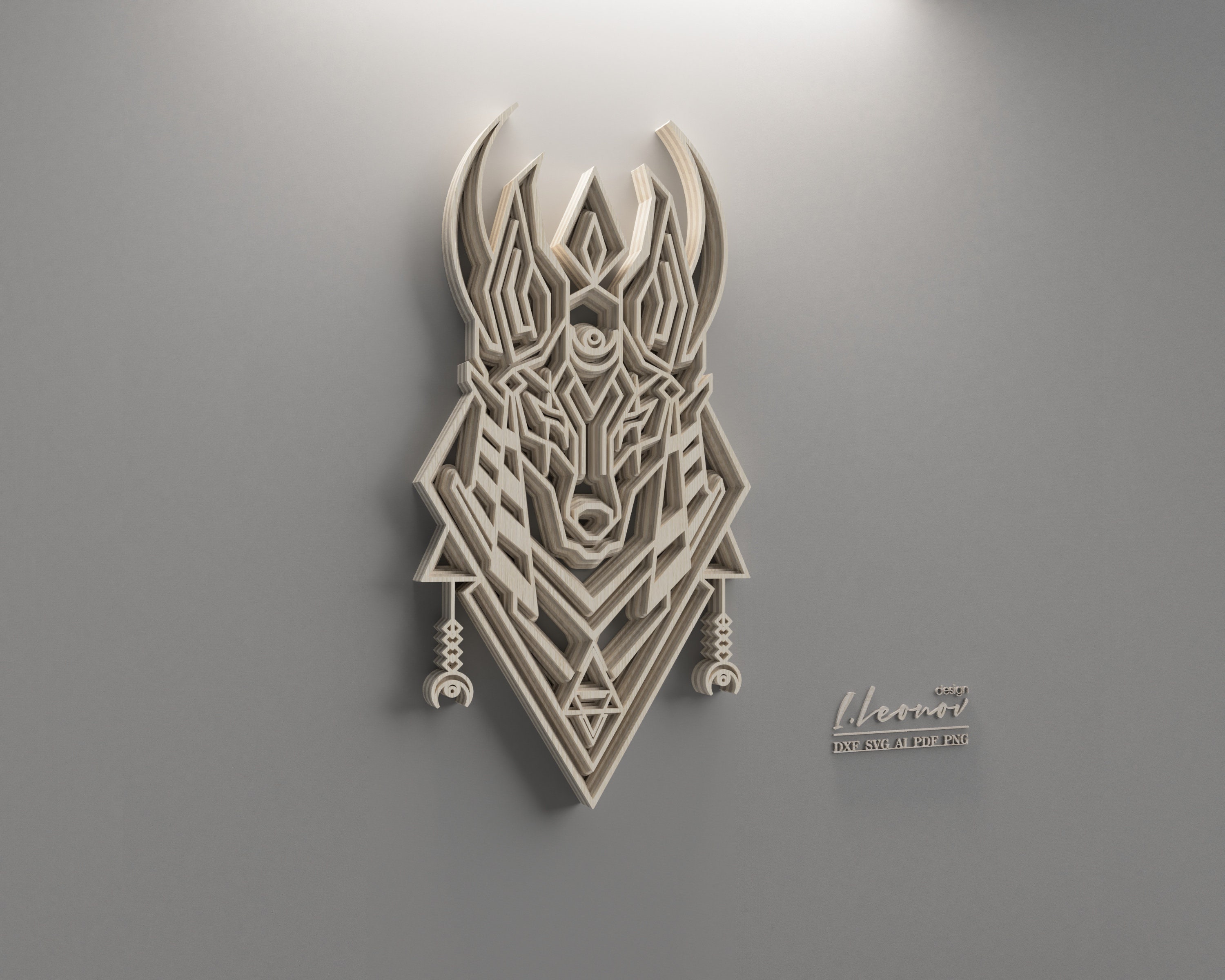 Anubis Wall Art Multilayer Anubis Wall Decoration Anubis - Etsy