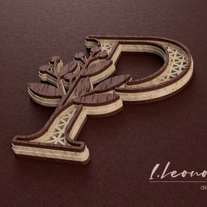 Laser Cut DXF Letter P, DXF Alphabet Letter P, Laser Cut Letter ...
