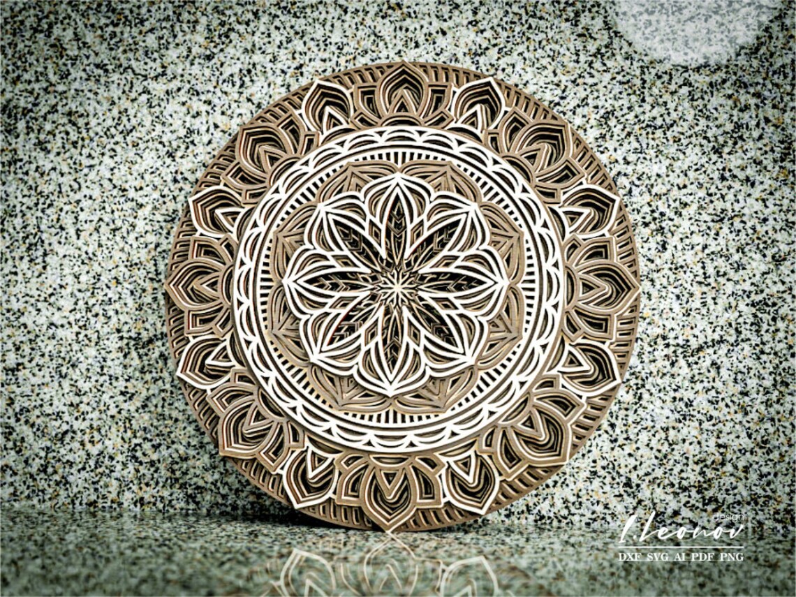 Digital File Mandala DXF File DXF File for Laser Cut - Etsy