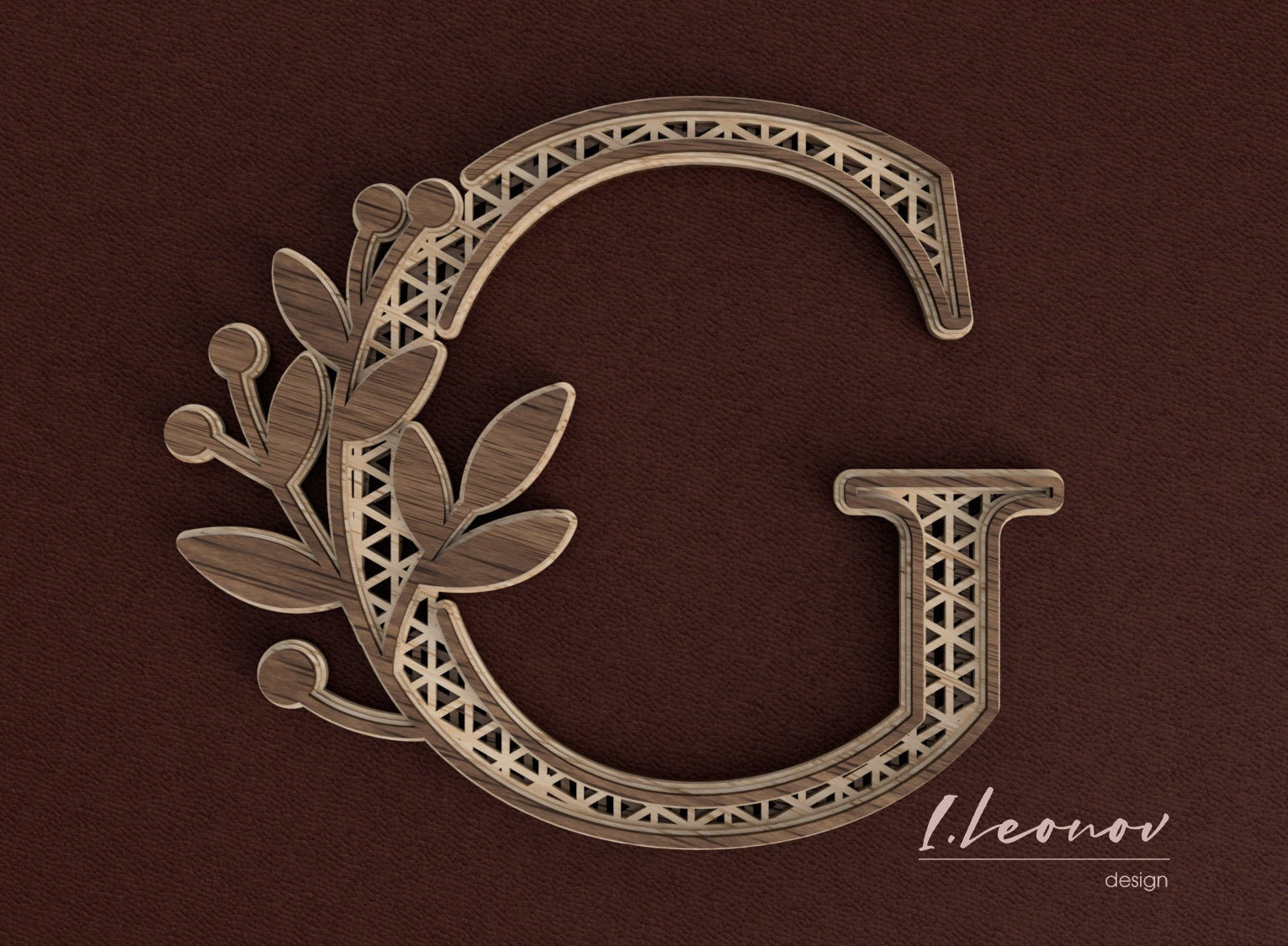 Laser Cut DXF Letter G DXF Alphabet Letter G, Laser Cut Letter ...