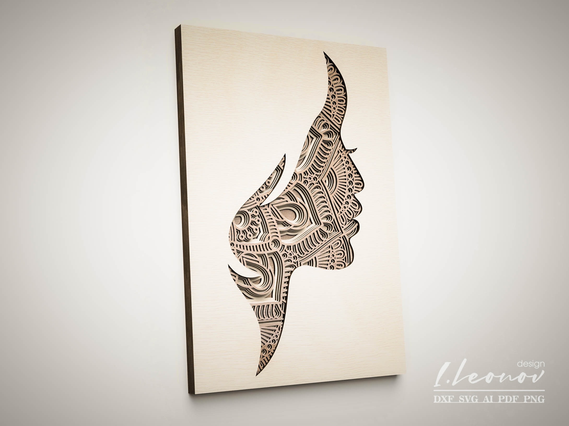 Multilayer Laser Cut File Women Dxf File SVG Ai EPS Dxf - Etsy