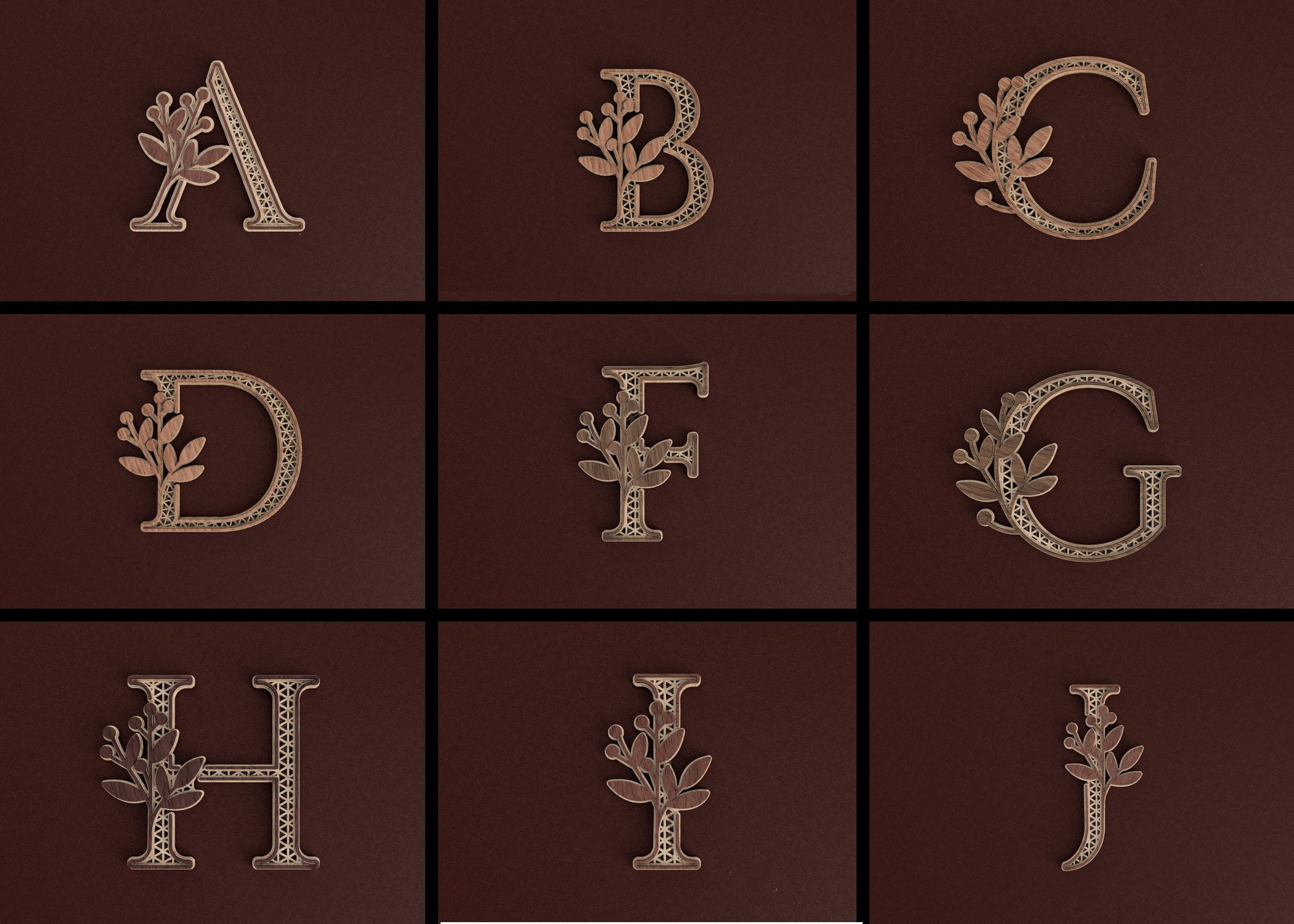 Laser Cut DXF Letter A-Z DXF Alphabet Letter A-Z Laser Cut | Etsy UK