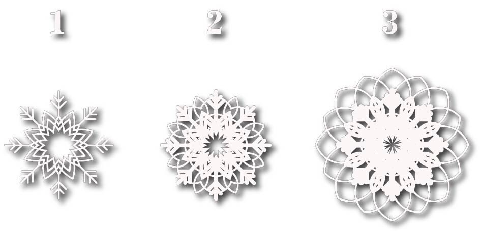 3 Layer Christmas Ornament Vector File Laser Cut DXF - Etsy