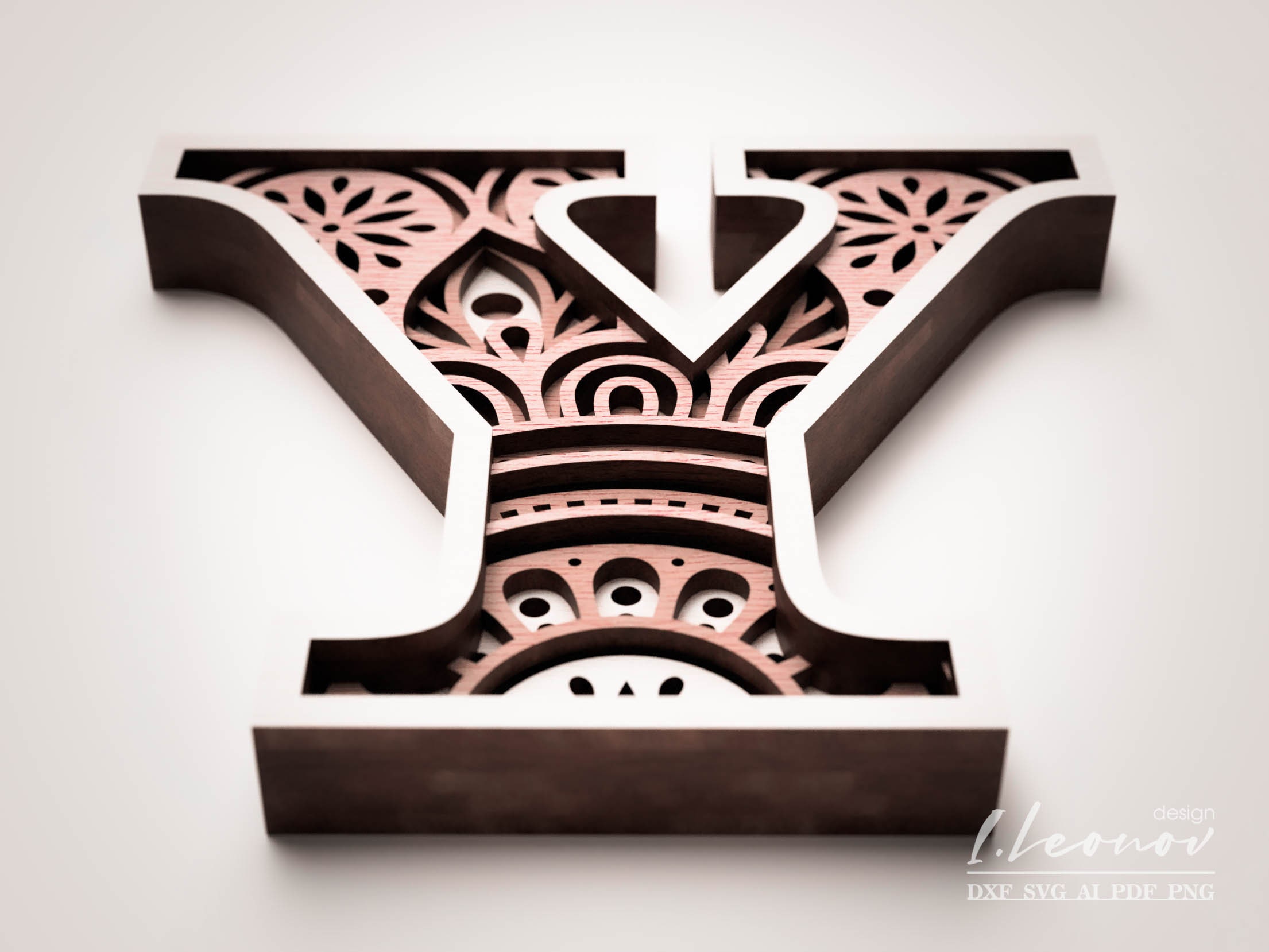 Laser Cut DXF Letter Y DXF Alphabet Letter Y, Laser Cut Letter ...
