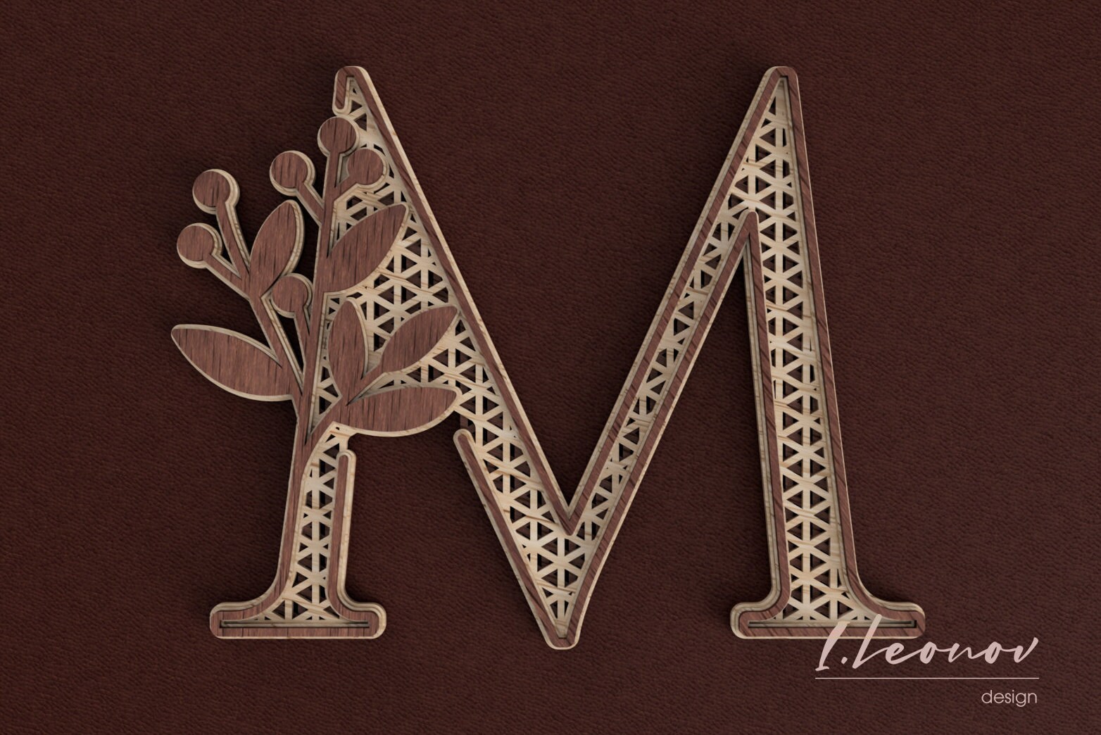 Laser Cut DXF Letter M DXF Alphabet Letter M, Laser Cut Letter ...