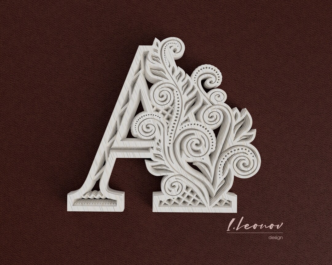 Laser Cut DXF Letter A DXF Alphabet Letter A, , Laser Cut Letter ...