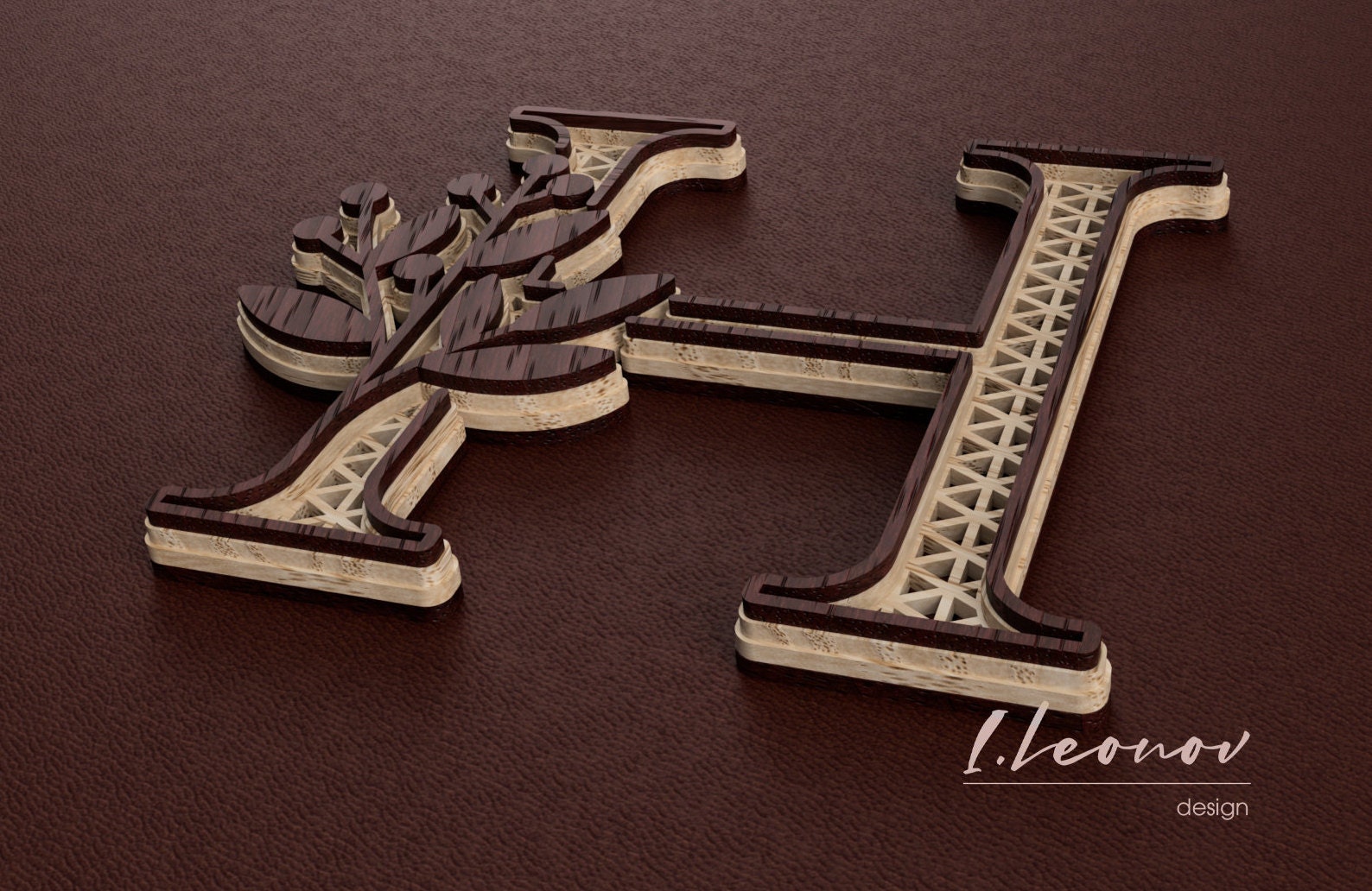 Laser cut DXF Letter H DXF Alphabet Letter H Laser Cut | Etsy