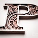 Laser Cut DXF Letter P DXF Alphabet Letter P, Laser Cut Letter ...