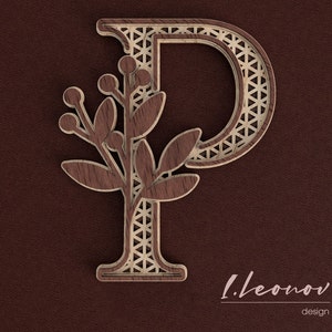 Laser Cut DXF Letter P, DXF Alphabet Letter P, Laser Cut Letter ...