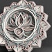 Digital File, Mandala Lotus DXF File, DXF File for Laser Cut, Layered ...